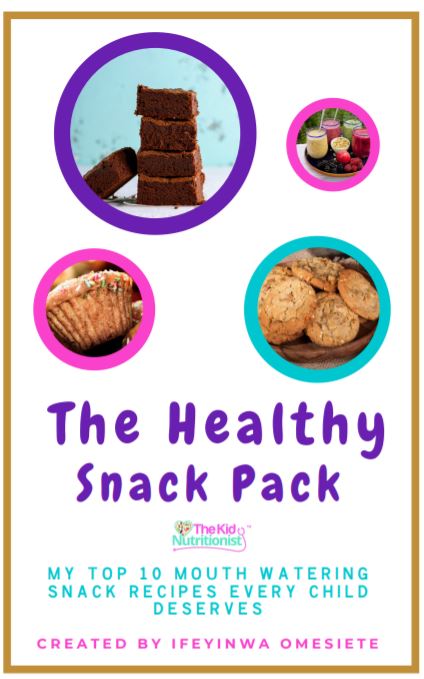 The Healthy Snack Pack (Recipe Book) - Nutrition4kidsng